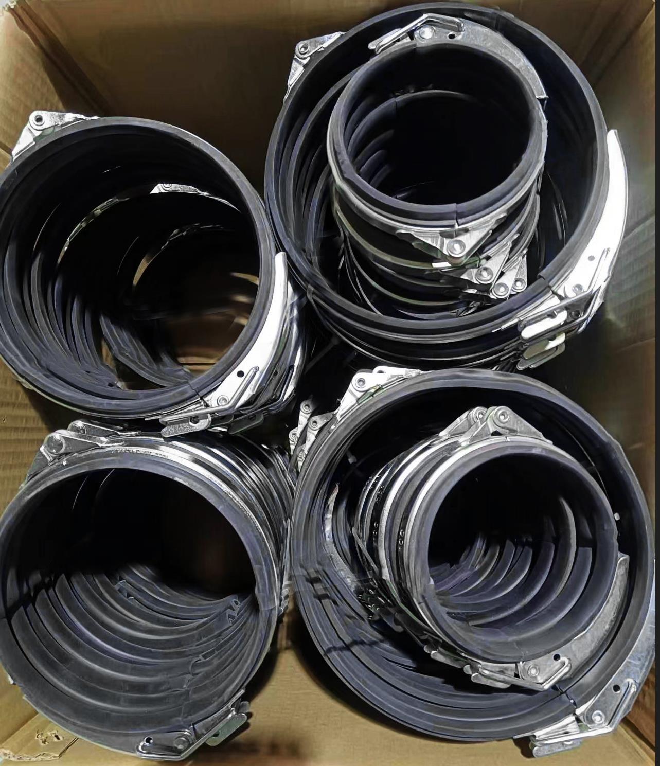 HVAC Air Duct Quick Release Pipe Clamp With Gasket