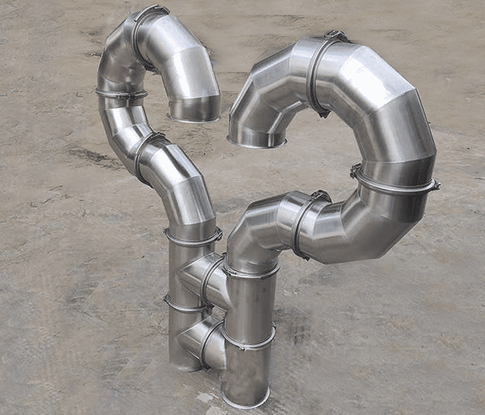 HOW TO CLAMP ROUND SHEET METAL DUCTWORK